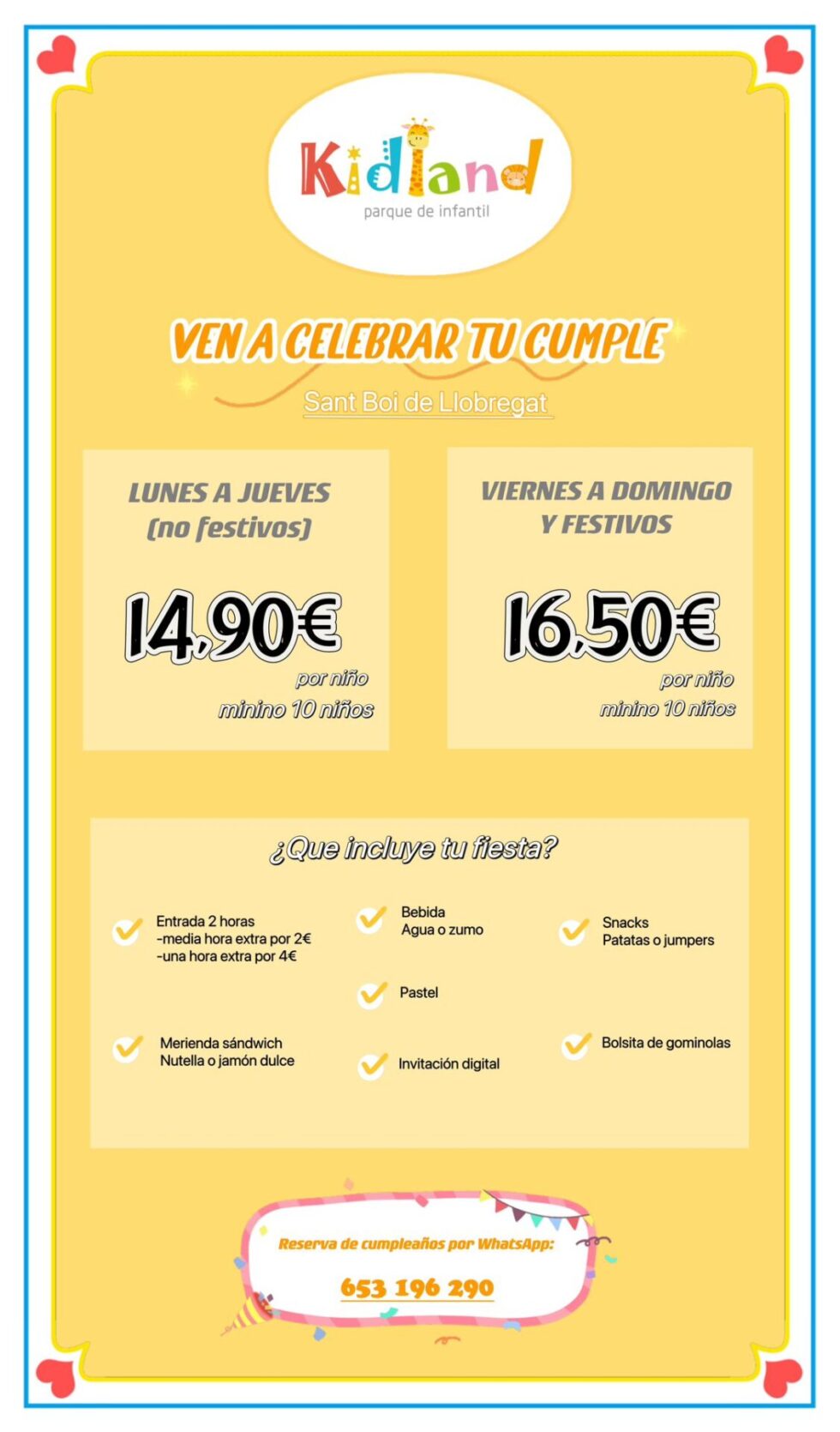 Sant boi - Kid Land Park - EL parque para niños más moderno de Sant Boi